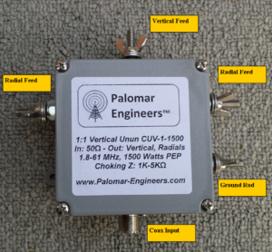 Coax Feed Line Common Mode Chokes (1:1) - Palomar Engineers®